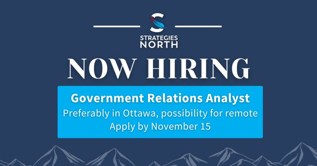 Now Hiring A Government Relations Analyst